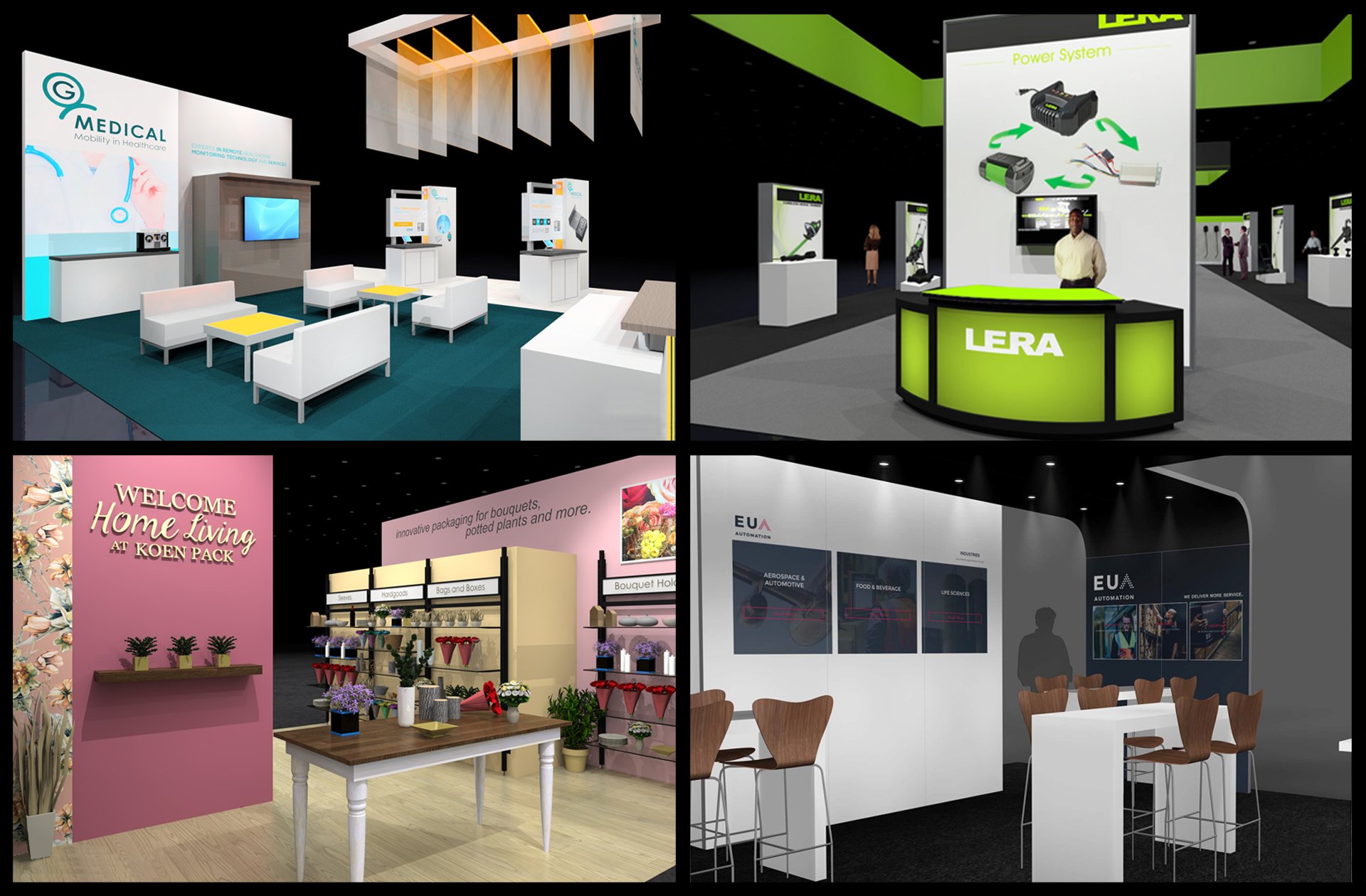 Custom Rentals Booths | Chicago Rental Exhibits | Island Rentals